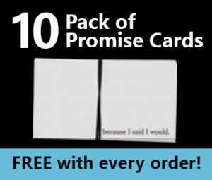 Promise Cards - because I said I would.
